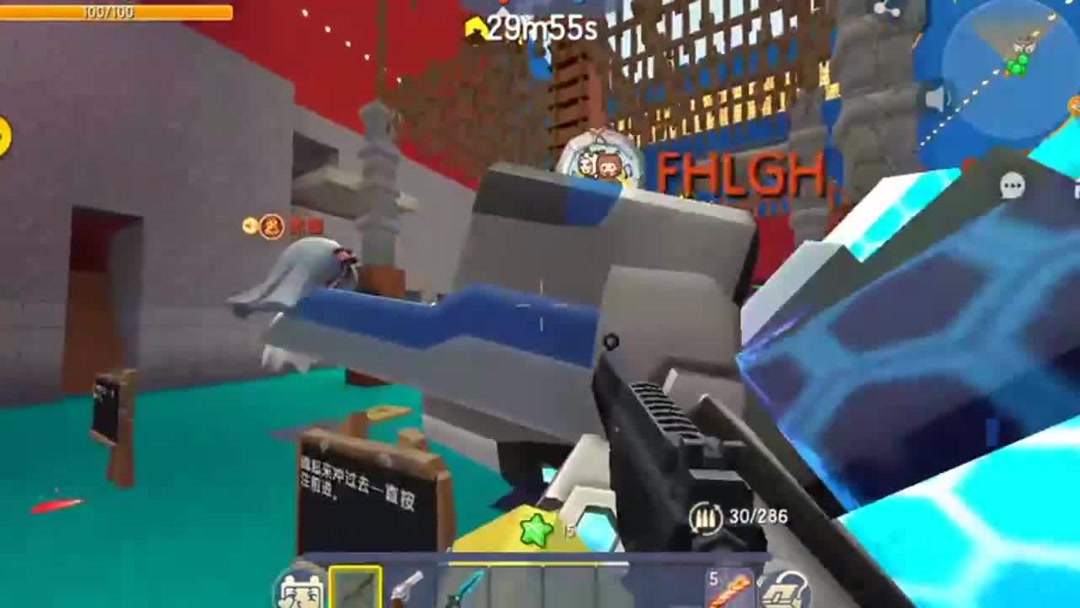 迷你世界:红蓝对战角斗场暗墨悄悄溜进敌人复活点偷袭敌人