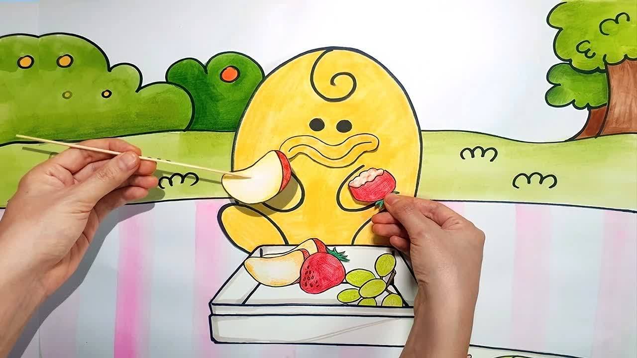 手绘定格动画:保护环境人人有责,爱护大自然就是爱护你的她!