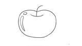 苹果幼儿亲子简笔画 宝宝轻松学画画