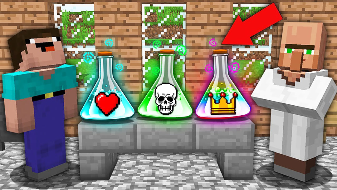 我的世界:神奇药水制造处,喝了就会立马变身成超级怪物!