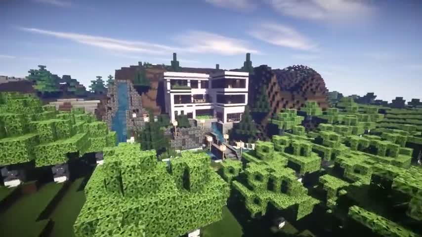 我的世界-紧凑型现代住宅