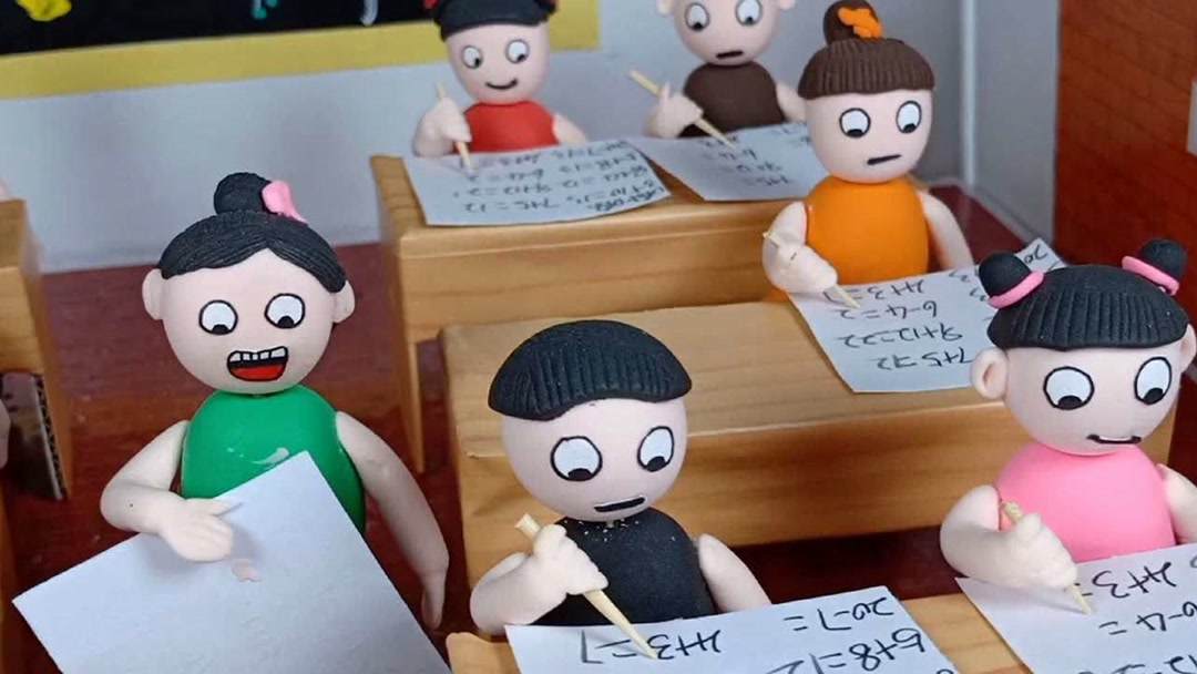 儿童定格动画:那既然大家也想我,不如我们今天做一个小小的测试