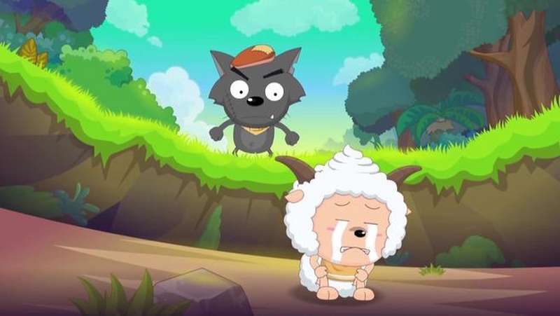 喜羊羊:灰太狼又来抓羊,这次懒羊羊跑在最前面,不料还是没躲过