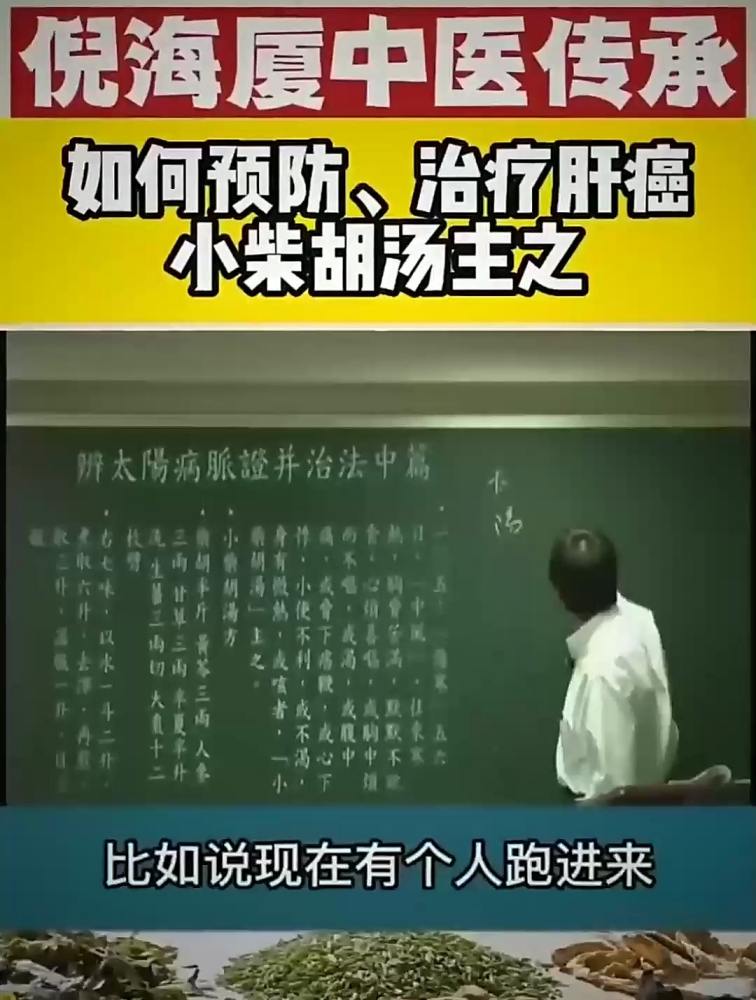 倪海厦老师讲小柴胡汤的作用
