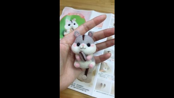 每天10秒钟跟我学习如何做羊毛毡