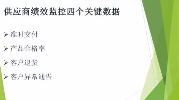 供应商管理培训