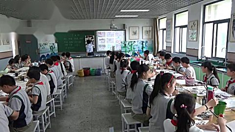 [配课件教案]苏少版美术二下《水墨画树》江苏何老师-市一等奖