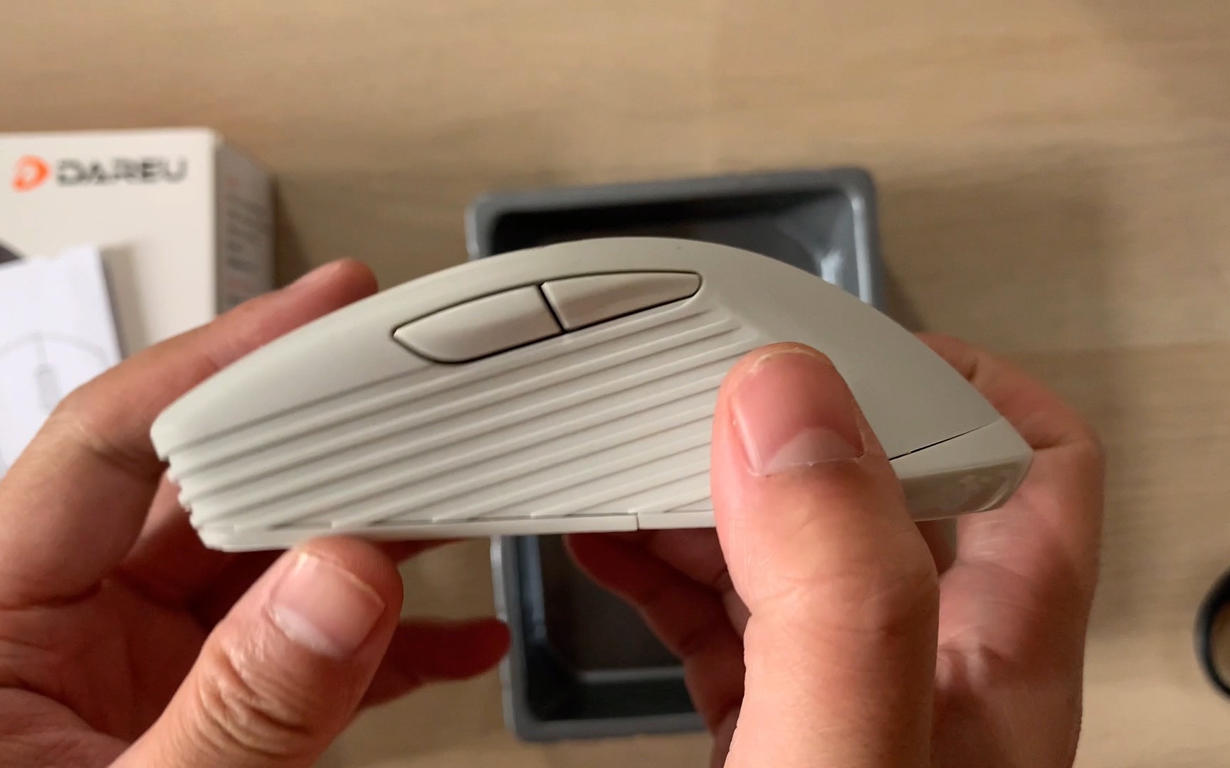 达尔优LM128B鼠标 白色蓝牙无线2.4G