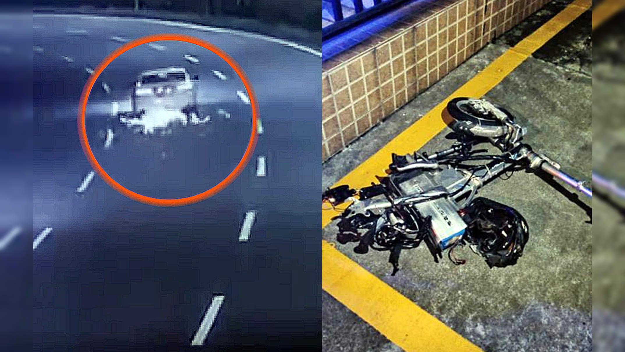 冷血醉驾男撞人致死后未停车 监拍:被撞车被拖行9公里只剩骨架