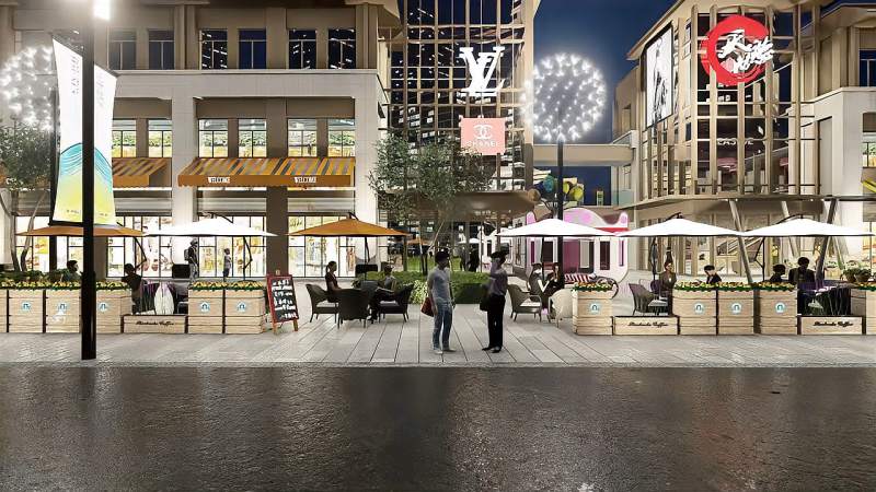 LUMION10商业街动画表现