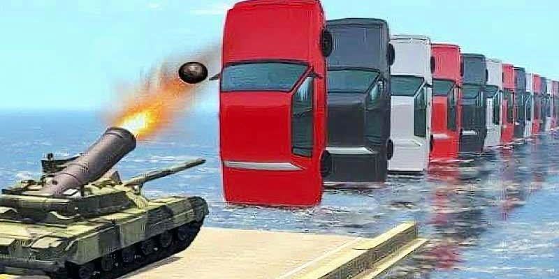 100辆车连环相撞的场景有多震撼?3D模拟实验,画面太硬核了!