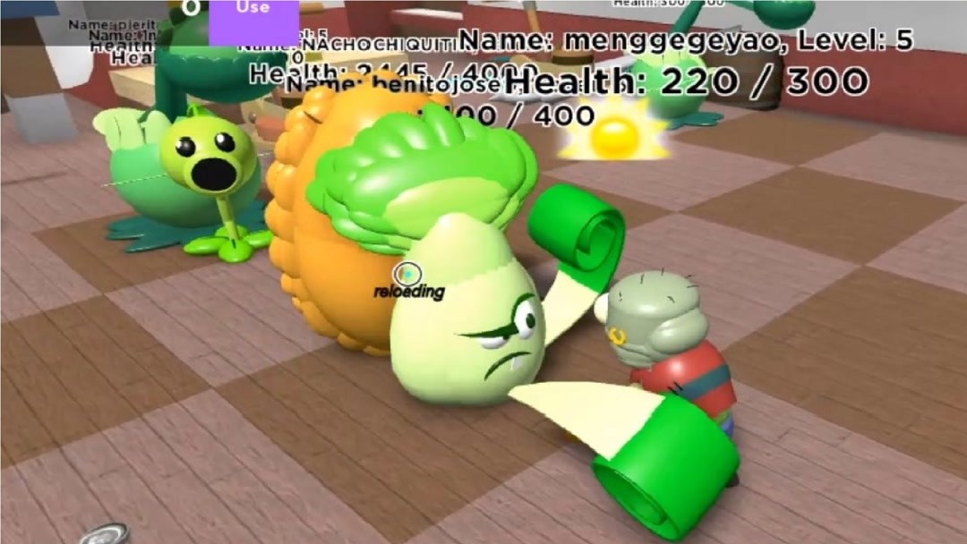 ROBLOX 虚拟世界 游戏 植物大战僵尸模拟器 功夫白菜欺负我