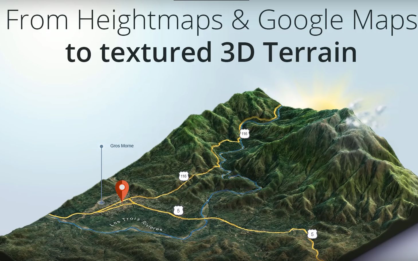 【PS教程】利用谷歌地图制作3D地形