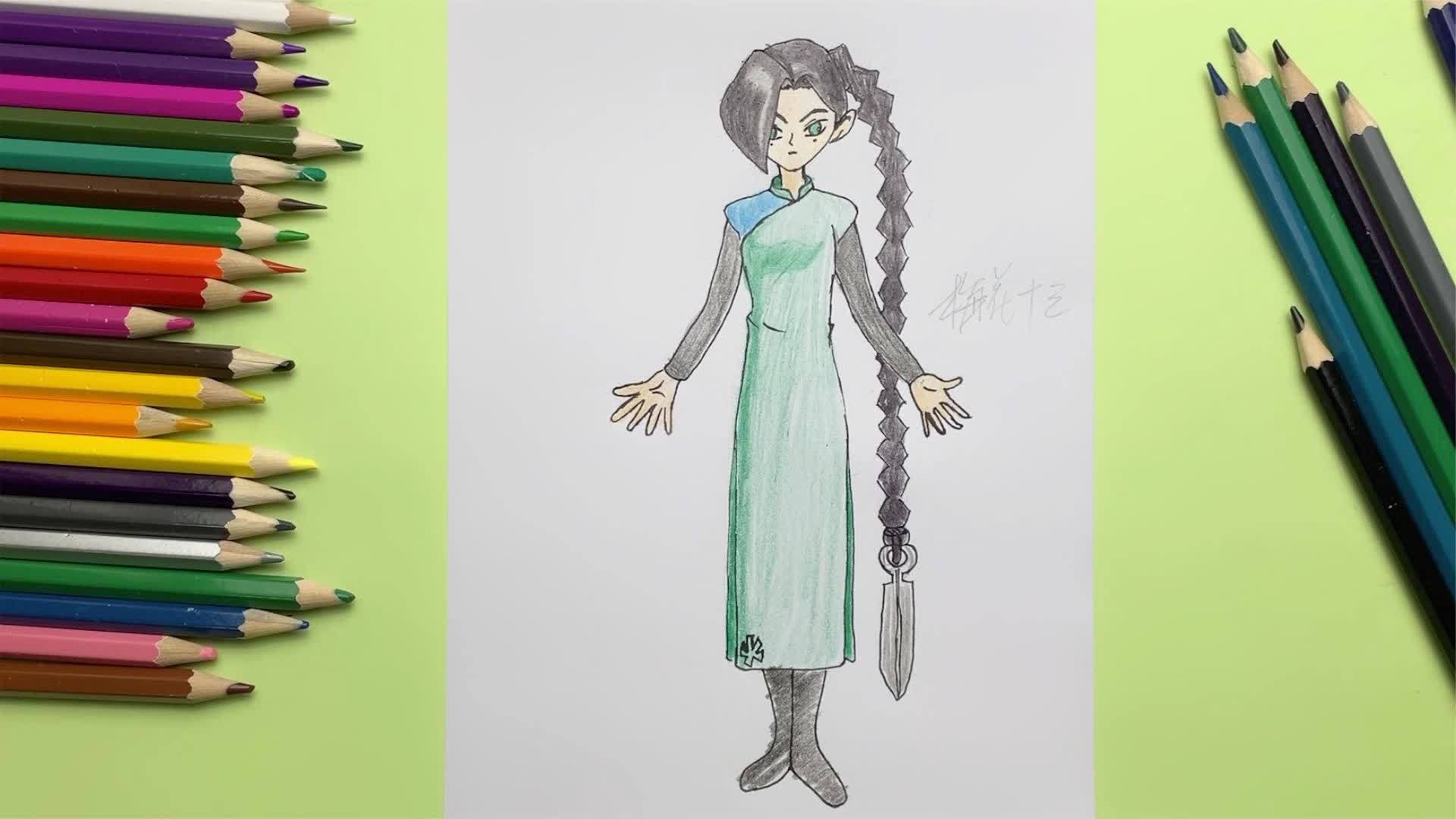 少儿│《刺客五六七》梅花十三是这样画的,画法精细又简单