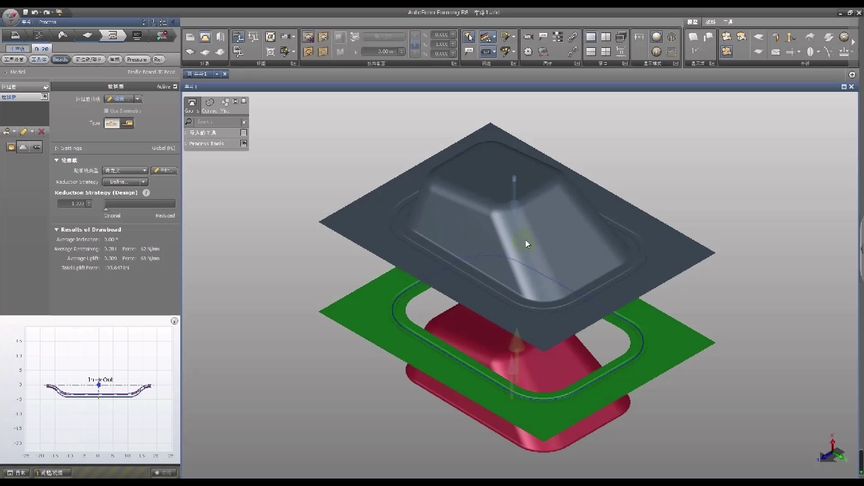 CAE(AutoForm)高版本拉延筋分段方法。关注我学习更多实用技巧