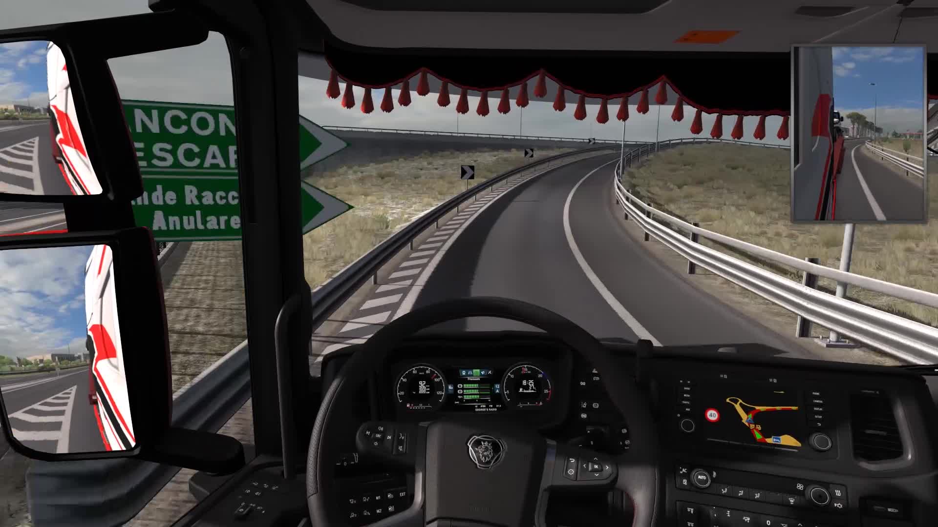 欧洲卡车模拟2,马力大就是舒服!