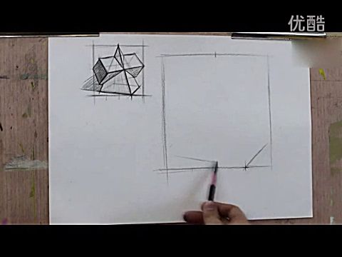 从零开始学素描_老鹰画室素描教学视频_素描石膏几何体教案