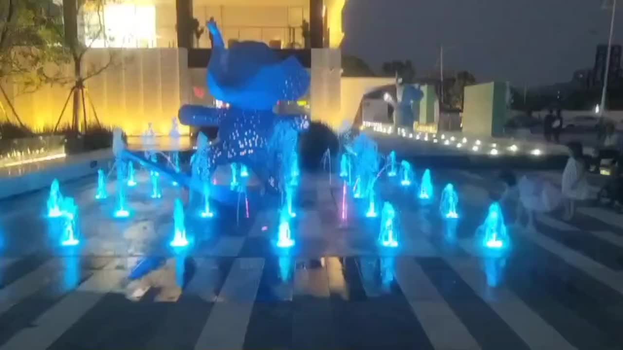 灯光音乐喷泉制作厂家-唐诺景观喷泉公司-广场喷泉设备生产厂家