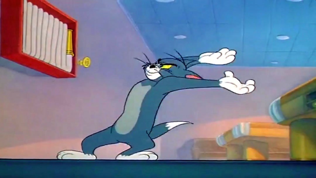 猫和老鼠:汤姆和杰瑞开始了台球大战,球技定胜负!