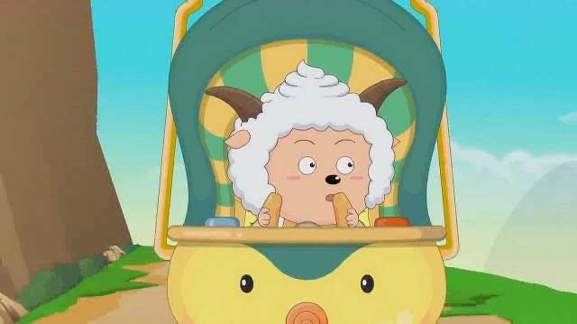 喜羊羊与灰太狼:懒羊羊因为自己的车不会加速结果被灰太狼抓了