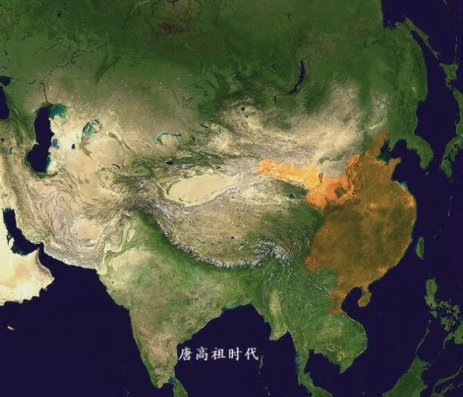 [历史地图]唐朝疆域变迁