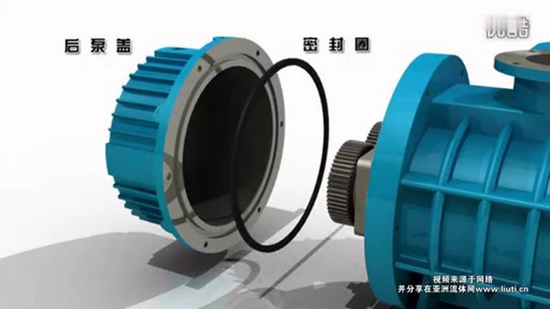 ZJP系列罗茨真空泵的内部结构-分解视频