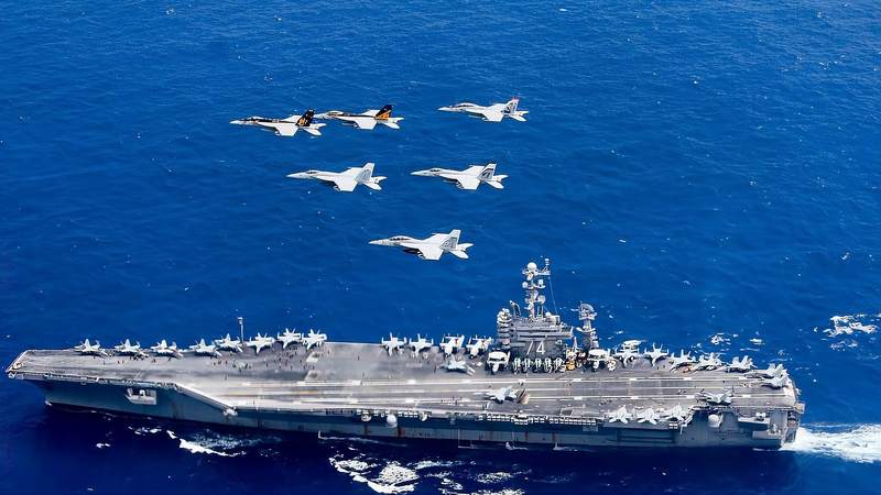 我国双航母大战美军航母!模拟对抗细节公开:中国海军占优势