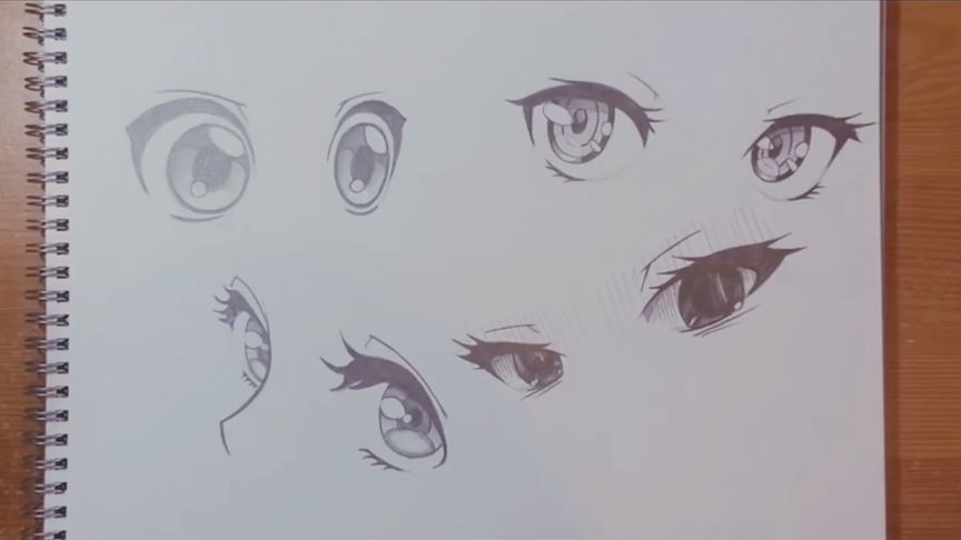 漫画人物眼睛的画法