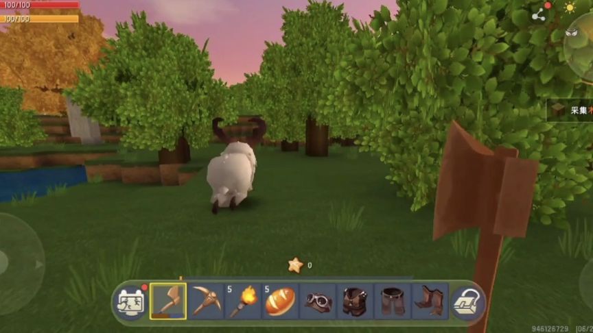 迷你世界:新手做任务不会玩,被羊追的一直跑,为难新手?