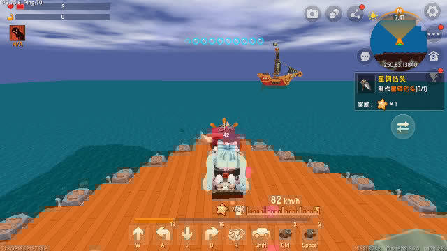 迷你世界:萌新变大神73,半仙改造游艇,带着多米深海远洋