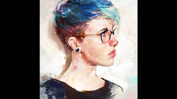 笔刷用得好作品的效果看起来就是不一样,PS数码绘画过程