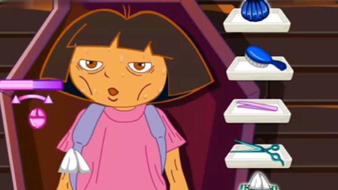 朵拉历险记朵拉木乃伊复原水果切切看 喜羊羊与灰太狼