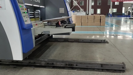 华宇纸箱机械设备,4色高清印刷开槽模切机调试成功,准备征战西班牙。