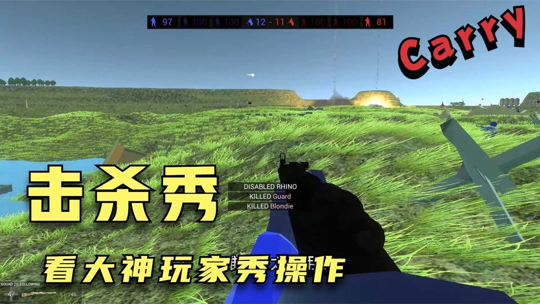 战地模拟器:菜叔再次挑战狙击枪,太菜了完全打不到敌人