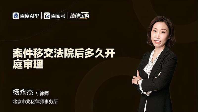 案件移交法院后多久开庭审理