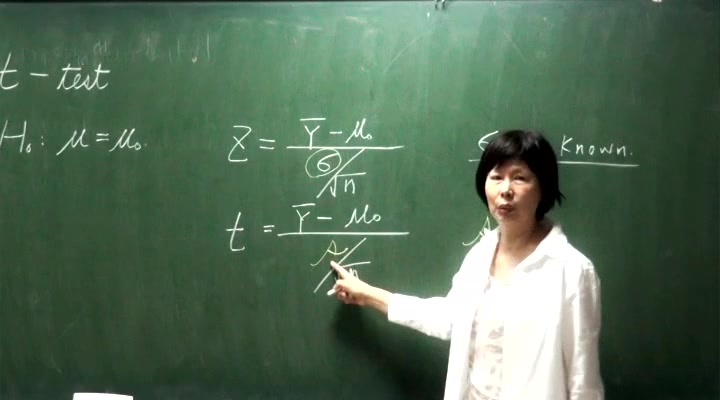 08 T分布 统计学 (H0 : μ=μ0)
