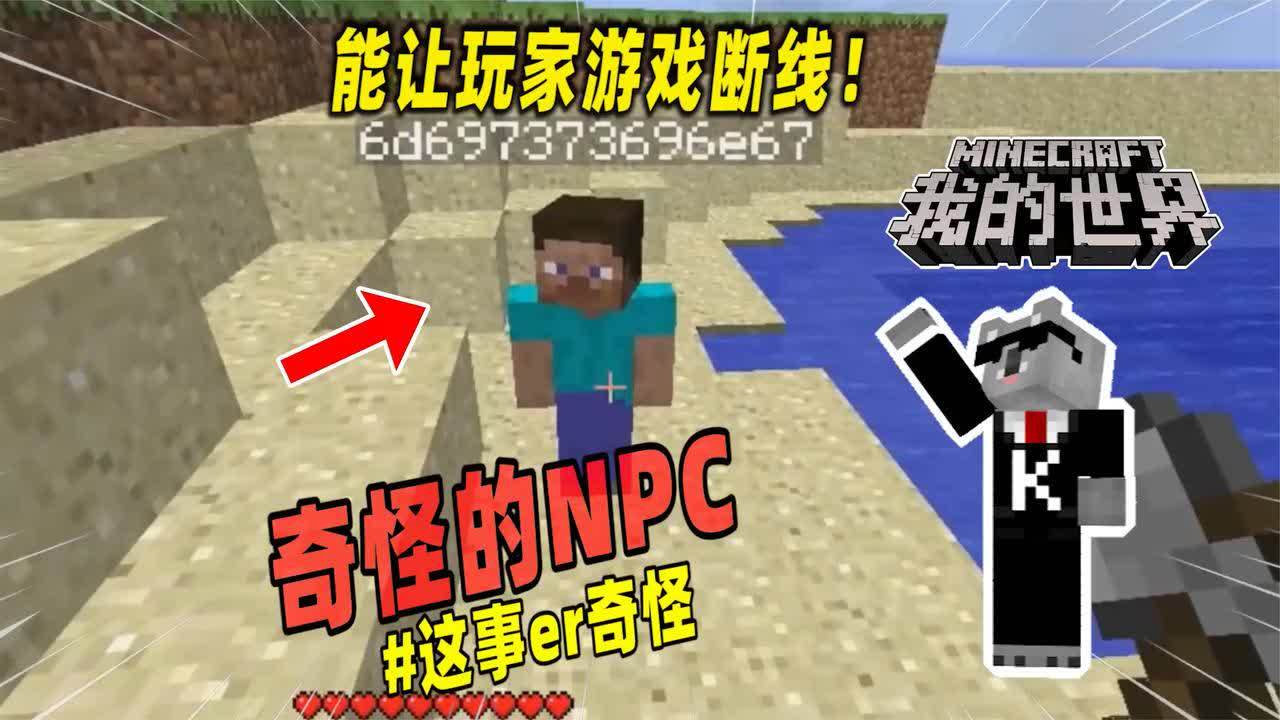 我的世界:关闭许久的服务器被意外打开,原因竟是一个NPC!