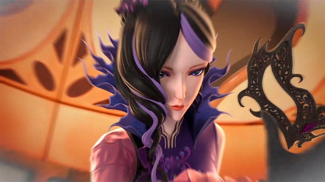 精灵梦叶罗丽第九季:新版毒夕绯冷艳的眼神,简直是女杀手既视感
