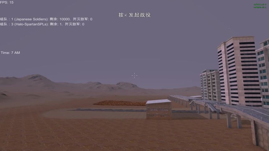 史诗战争模拟器:往10000日本士兵中间丢一枚核弹,威力太惊人了