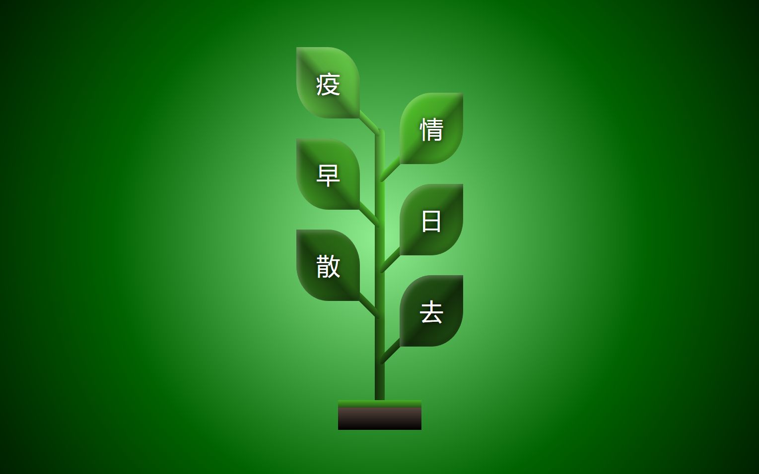 HTML5+CSS3案例,种上一棵平安树,愿疫情早日散去