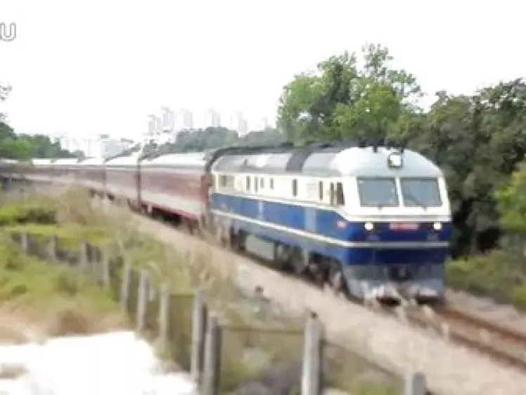 【火车视频】DF11-0262牵引K134司机友好