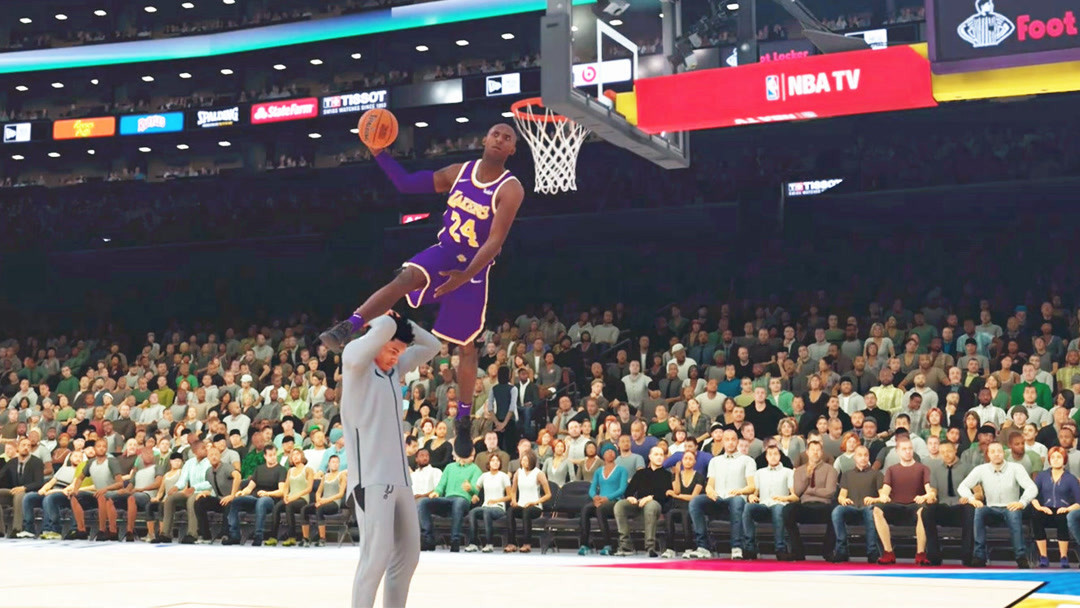 【布鲁】NBA2K19科比参加扣篮大赛!飞跃队友胯下扣篮!