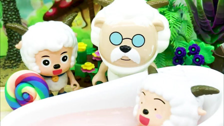 有趣亲子动画幼教:为什么懒羊羊不想和喜羊羊一起洗澡呢?