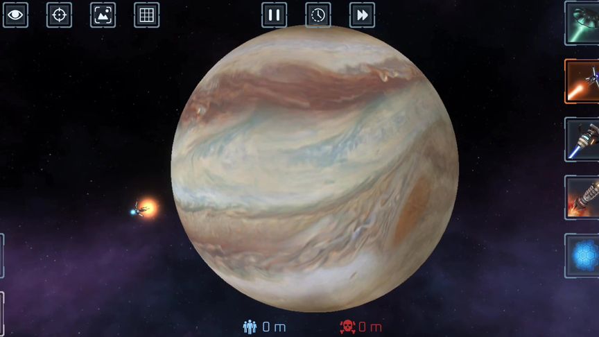 点燃木星,高燃场面#摸摸鱼 #行星粉碎模拟器 #木星