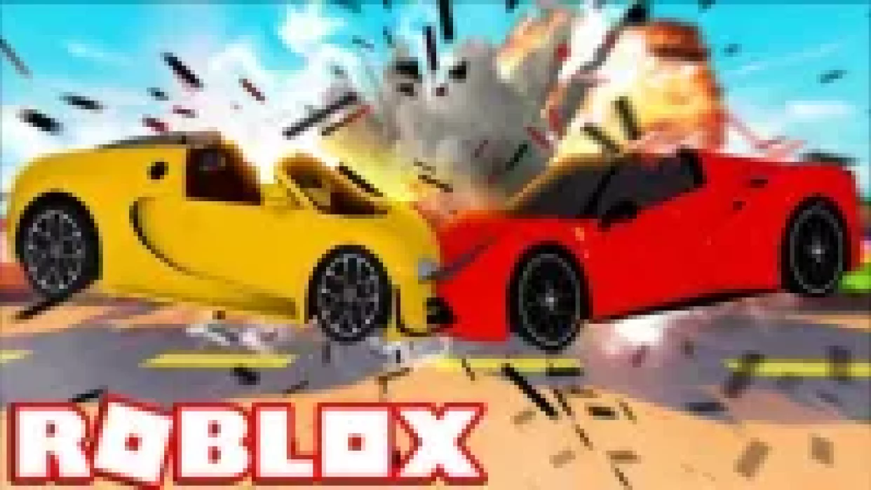小飞象解说 Roblox车祸模拟器 百万豪车冲下悬崖!赛车总动员碰撞!
