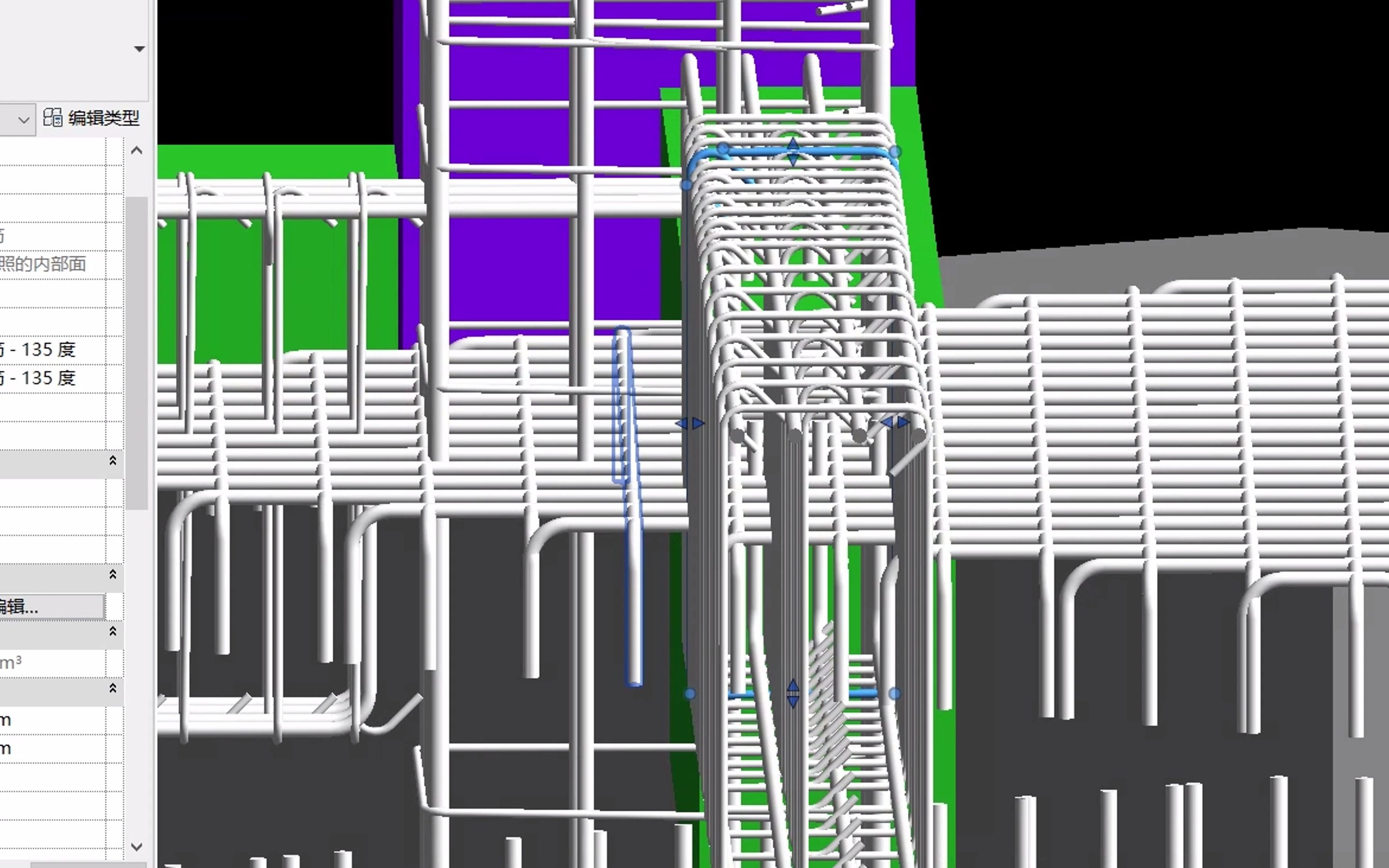 左侧菜单栏有钢筋长度、重量统计!看到最后
