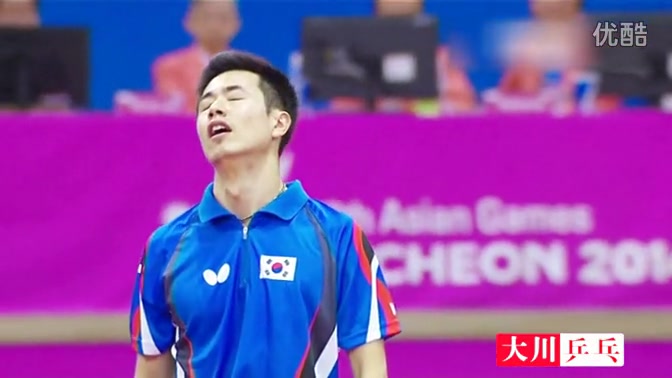 2014仁川亚运会乒乓球团体赛精彩球集锦【对拉】【高球】【马龙】...