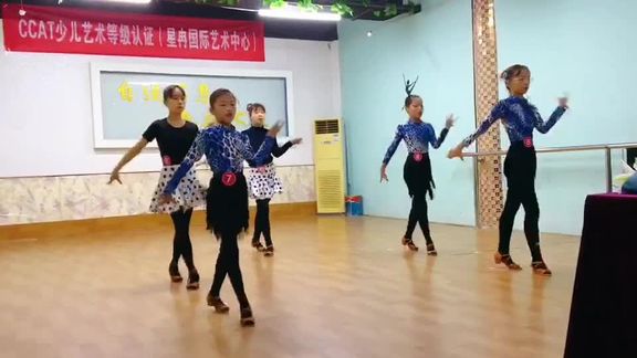 拉丁舞二三级考级ߘ�孩子们线条太美啦ߘ�#拉丁舞 #课堂实录