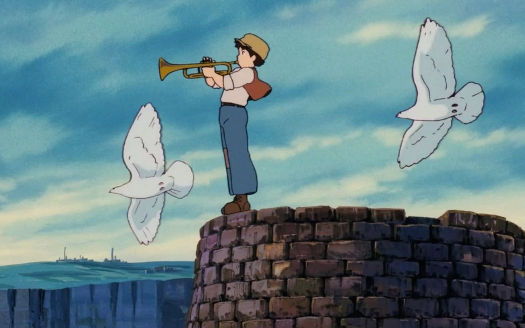 治愈系动画风景 | 月光下的云海