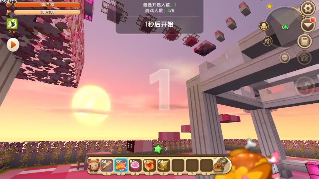 迷你世界:这关萌新要用喷射钩爪,大神用大宝剑,半仙什么也不用